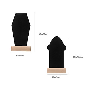 Cabilock 2pcs Drawing Blackboards Boards for Restaurant Desktop Boards Message Chalkboards Message Boards Multifunctional Blackboards Writing Boards Mini Blackboards