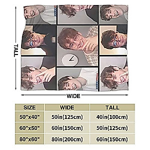 Wilbur Soot Soft and Comfortable Warm Fleece Blankets Beach Blanket Picnic Blankets Throw Blankets (50"x40")