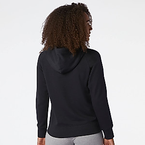New Balance Women's NB Essentials Pullover Hoodie, Black, Small