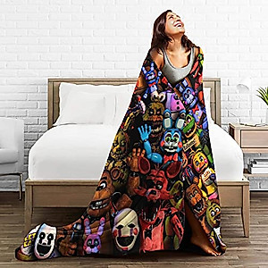 FANGAO Cirugo Cartoon Blanket Air Conditioning Blanket Ultra-Soft Micro for Couch Throw Blanket Flannel Blankets for Couch Bed Living Room 50x40''