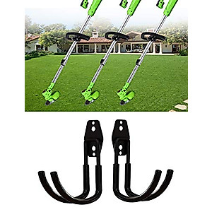 2PCS Power Tool Hanger String Trimmer Hangers, Weed Trimmer Hanger, Weedeater Rack, Weed Eater Hangers for Garage Wall, Perfect for Garage Tool Organizers and Storage, No Trimmer