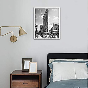 16x20 Frame White 3 Pack, 16x20 Picture Frames for Wall Made of Solid Wood With Plexiglass