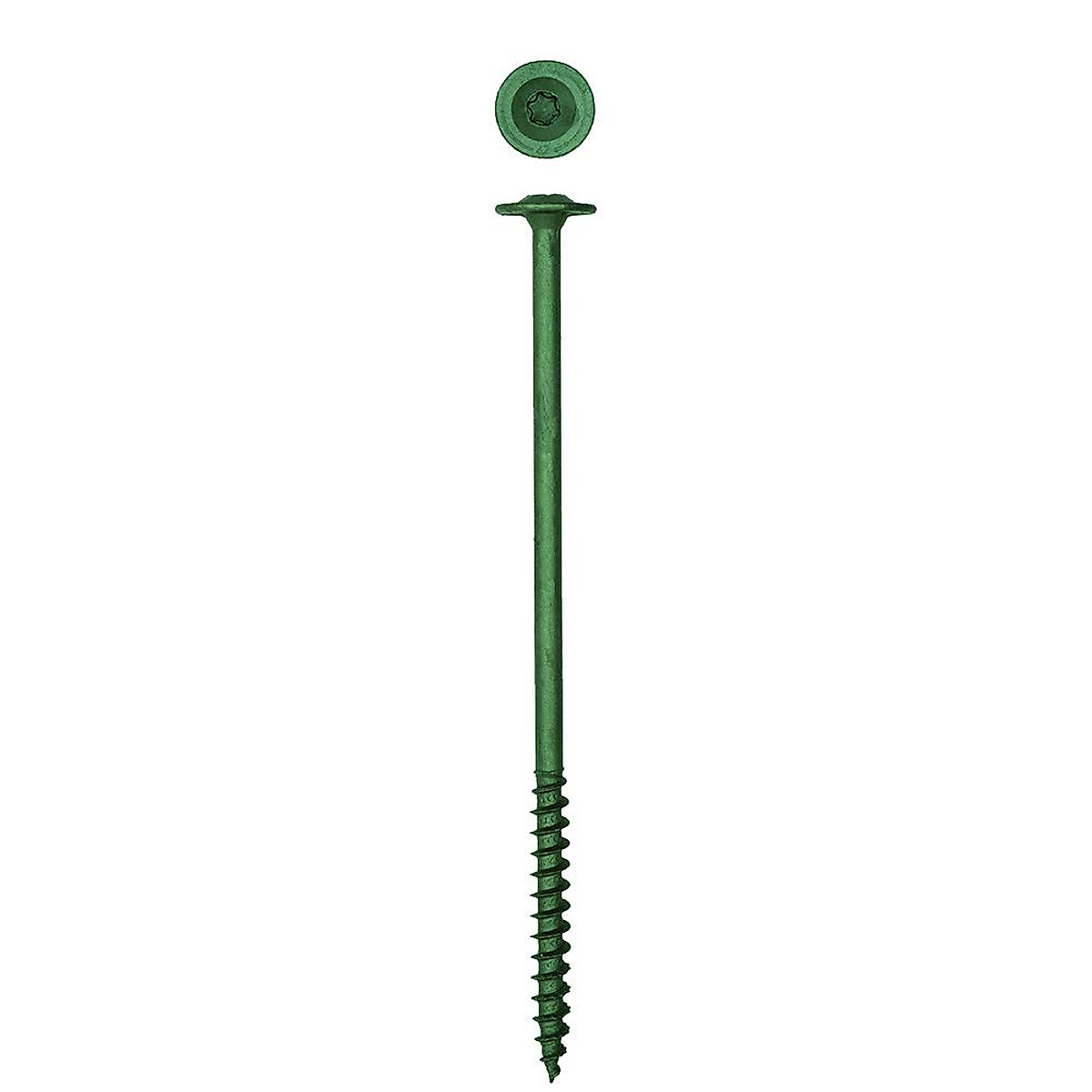 SPAX 5/16" x 6-3/4" Exterior Washer Head Structural Wood Lag Screws Powerlags Torx T-Star (250 EA) Bulk Pail Bit Included Heavy Duty Rust Resistant