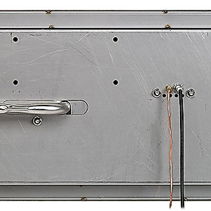 American Fireglass 60 x 6 Stainless Steel Linear Drop-in Fire Pit Pan With Electric Ignition System, CSA Certified Natural Gas