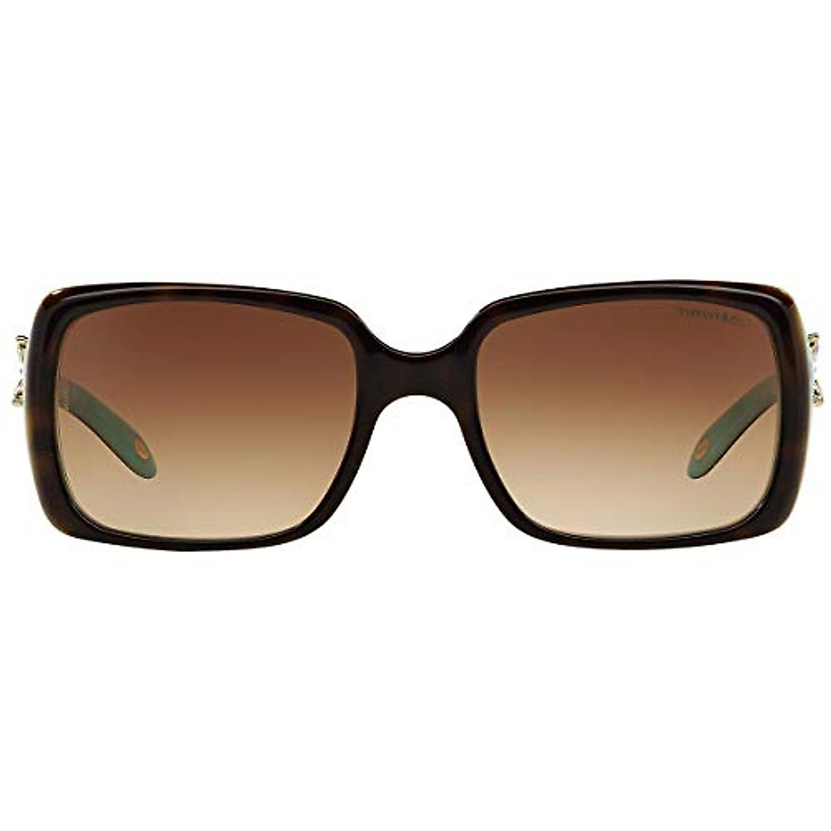 Tiffany & Co. TF4047B - 81343BTOP HAVANA/BLUE Sunglasses w/Brown Gradient Lens 55mm