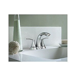 Moen Darcy Chrome Two Handle Lavatory Faucet 4 in.