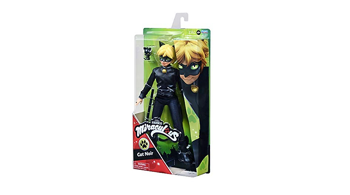 Miraculous Cat Noir Doll - 26cm Poseable Action Figure