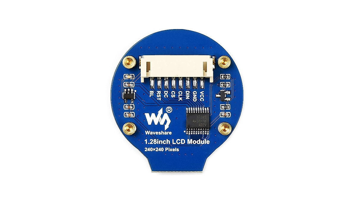 1.28 Inch Round LCD Display for Raspberry Pi & Arduino - High-Res RGB