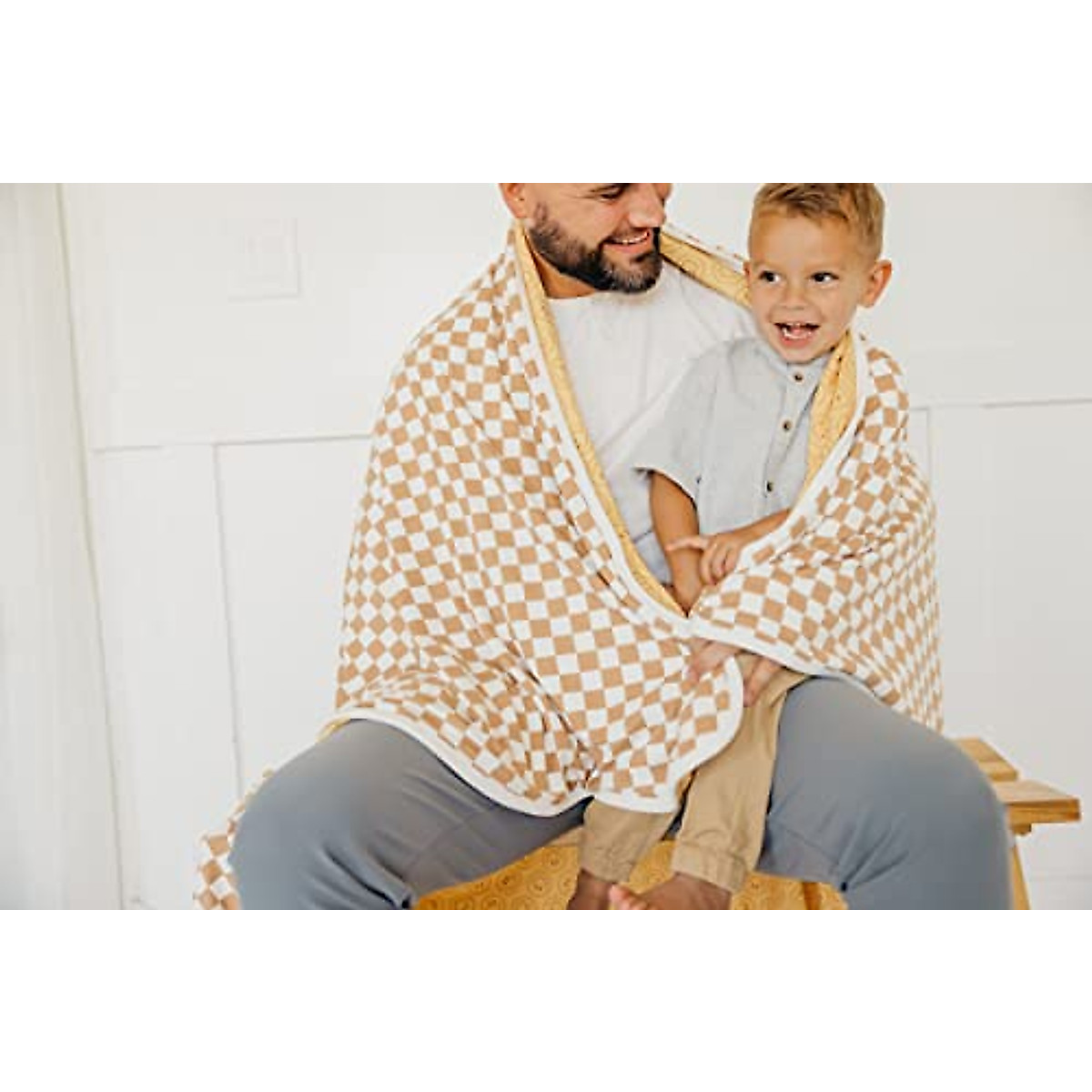 Copper Pearl Jumbo Premium Knit 3 Layer Stretchy Throw Blanket Vance