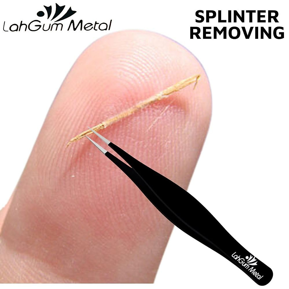 Super Sharp Pointed Tweezers Precision Fine Point Tip Ingrown Hair Tweezers Kit Best Pointed Tweezers for Women Chin Hair Removal - Extra Thin Tweezers Precision Stainless Facial Hair Remover for Face