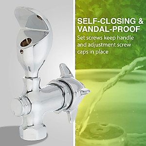 Homewerks Worldwide 3310-150-CH-B-Z Water Drinking Fountain Faucet 1/2" FPT WTR Bubbler, No Size, Chrome