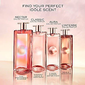 Lancôme​ Idôle Nectar Eau de Parfum - Long Lasting Fragrance with Notes of Bright Florals & Warm Vanilla - Sweet & Floral Women's Perfume - 0.34 Fl Oz