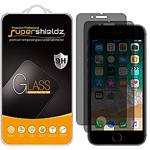 (2 Pack) Supershieldz Designed for Apple iPhone 6S Plus and iPhone 6 Plus (Privacy) Anti Spy Tempered Glass Screen Protector, 0.33mm, Anti Scratch, Bubble Free