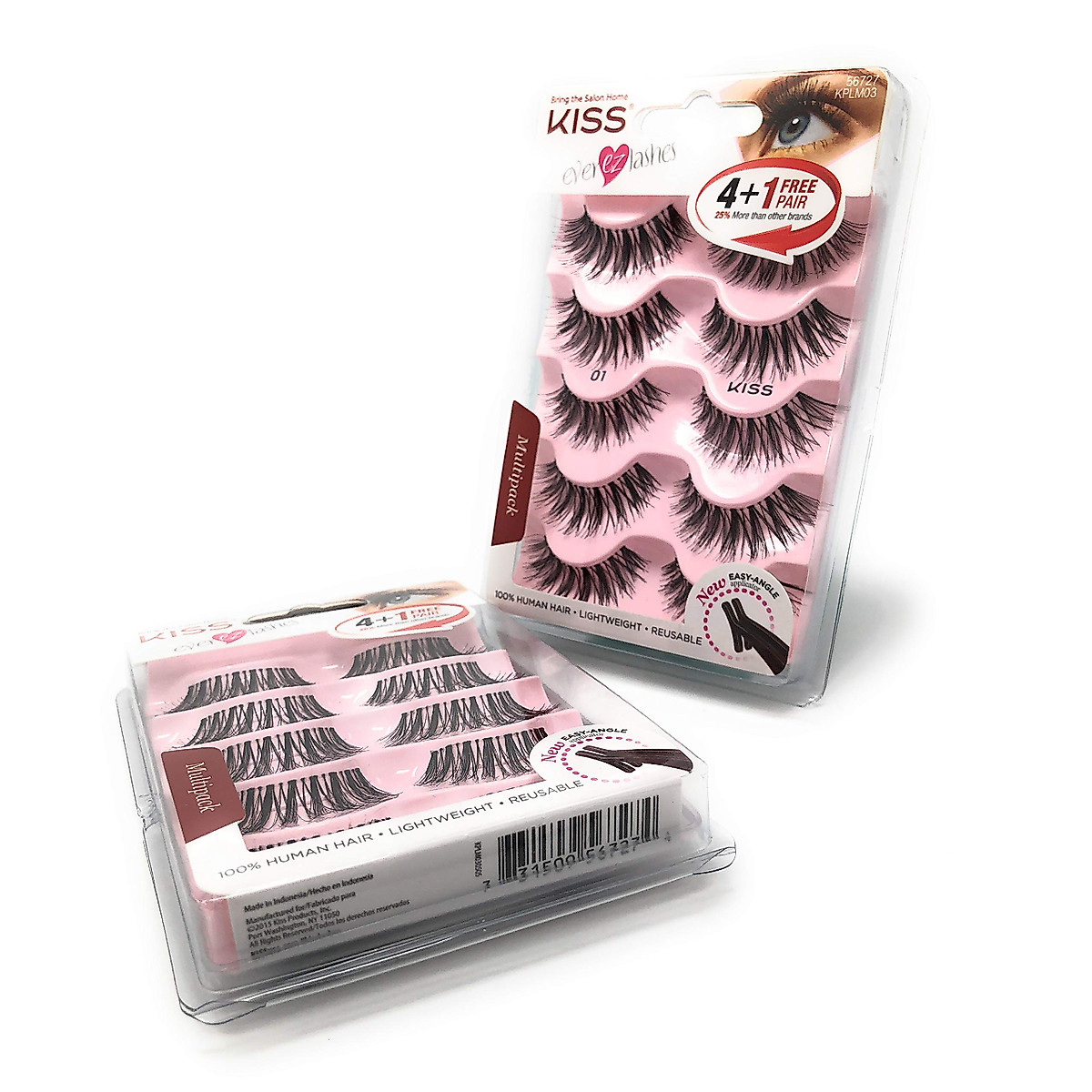 Kiss So Wispy 01 5 Pairs (Pack of 2)