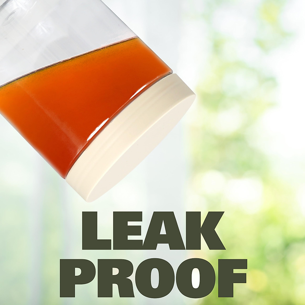 The Hampton Candy Company 8 Plastic Clear Storage Jars, 12 Ounce Jars with Lids, Beauty Products, Kitchen & Household Storage, BPA Free