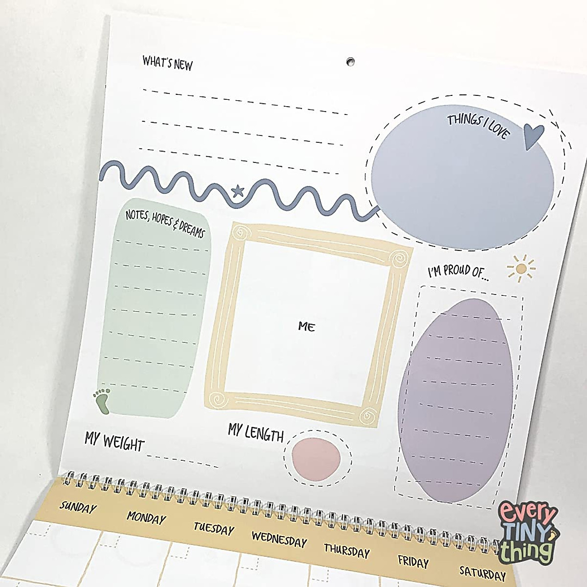 My First Year - A NICU Baby Calendar with NICU Milestone Stickers to celebrate 365 days of precious memories starting in the Neonatal Intensive Care Unit (12x12)