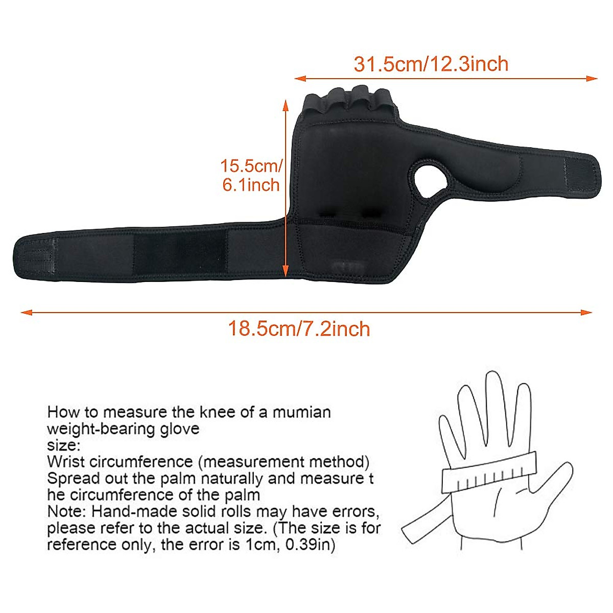 PURATEN Weighted Gloves 5lb(2.5lb Each), Soft Iron Fitness Gloves with Lengthen Wrist Strap for Gym Boxing, Taekwondo, Running Training, Washable