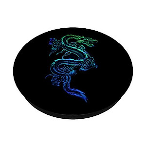 Great Fantasy Chinese Dragon Asian Culture Accessory Gift PopSockets PopGrip: Swappable Grip for Phones & Tablets