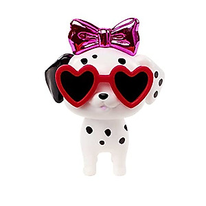 Barbie Extra Doll and Accessories with Black Hair, Lavender Lips, Metallic Silver Jacket and Pet Dalmatian Puppy