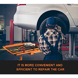 Eisen® ES8 Heavy Duty Adjustable Work Table with Drawers, Rolling Tool Tray with Wheels of 220lbs Capacity