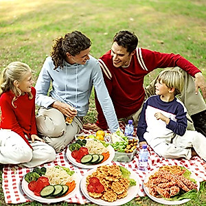 Eco-friendly 200 Pack Disposable Paper Plates, 100% Compostable & Biodegradable, Heavy-Duty Sugarcane Plates for Party, Picnic (6in)