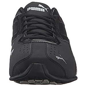 PUMA Men's Tazon 6 FM Puma Black/ Puma Silver Running Shoe - 14 D(M) US