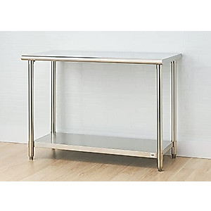 TRINITY EcoStorage NSF, 48-Inch Stainless Steel Utility Table,