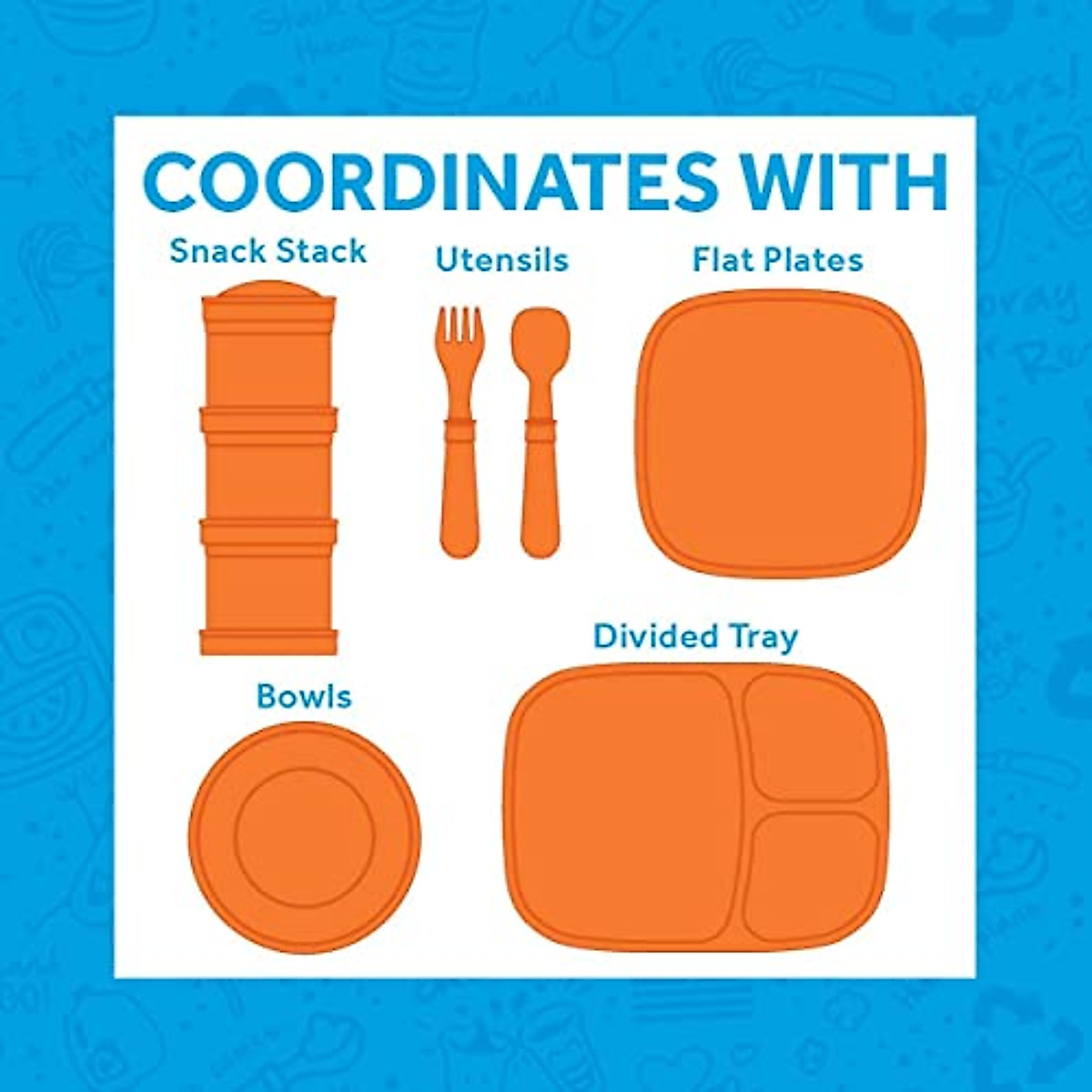 Re-Play Made in USA 10 Oz. Straw Cups for Toddlers, Pack of 3 - Reusable Kids Cups with Straws and Lids, Dishwasher/Microwave Safe - Toddler Cups with Straws 3.13" x 5.5", True Blue