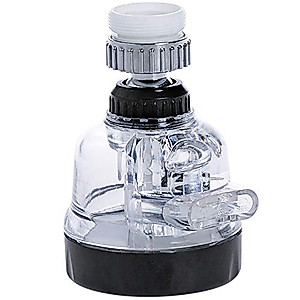 Kaxich 360°Swivel Faucet Tap Aerator, Adjustable 3 Mode Water-saving Faucet Splash-proof Filter Tap Booster for Bathroom Kitchen