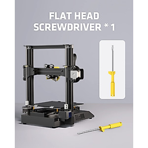 FOKOOS Odin-5 F3 3D Printer Accessories (V Slot Wheel * 6 Print Head Kit * 2 Ribbon Cables * 2 Break Detection * 1 Flat Head Screwdriver * 1 0.4mm Volcano Nozzle * 2)