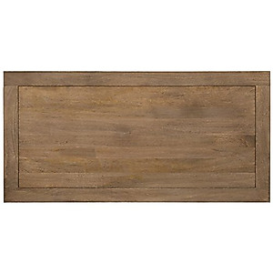 Hooker Furniture Writing Desk in Medium Wood and Gray