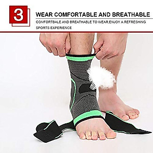 Dr A-Z Compression Foot Socks for Men & Women 2PCS - Sleeves Arch Support, Heel Spurs- Best Plantar Fasciitis Sleeves for Plantar Fasciitis Pain Relief, Heel Pain, & Treatment for Daily Use M-L - Pair