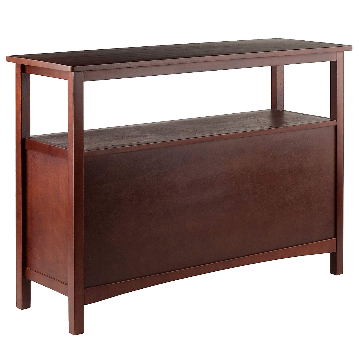 Winsome Colby Buffet Cabinet, Walnut, 45.51x15.75x32.05