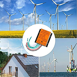 FEICHANGHAO Efficient 12000W Waterproof MPPT Charge Controller,DC12V24V 48V IP67 Wind Turbines Generator Battery Charge Controller Regulator,48v