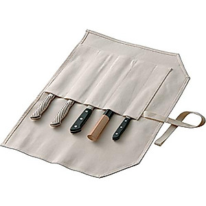 Japanese Tojiro Canvas Knife Pocket F-359 Carry Case For Chef's Knives