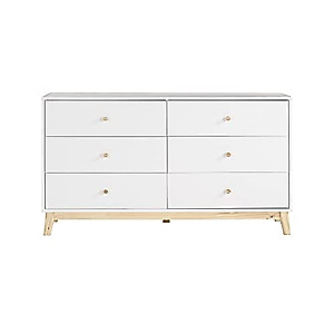 Alaterre Furniture MOD 60" W 6-Drawer Double Dresser