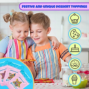 Manvscakes Sprinkles- Edible Cake and Cupcake Sprinkles with Assorted Shapes and Sizes for Parties, Metallic Sprinkle Mix for Cookies, Ice Cream, Cake and Cupcake Decorating, 4 oz, Gold sprinkles