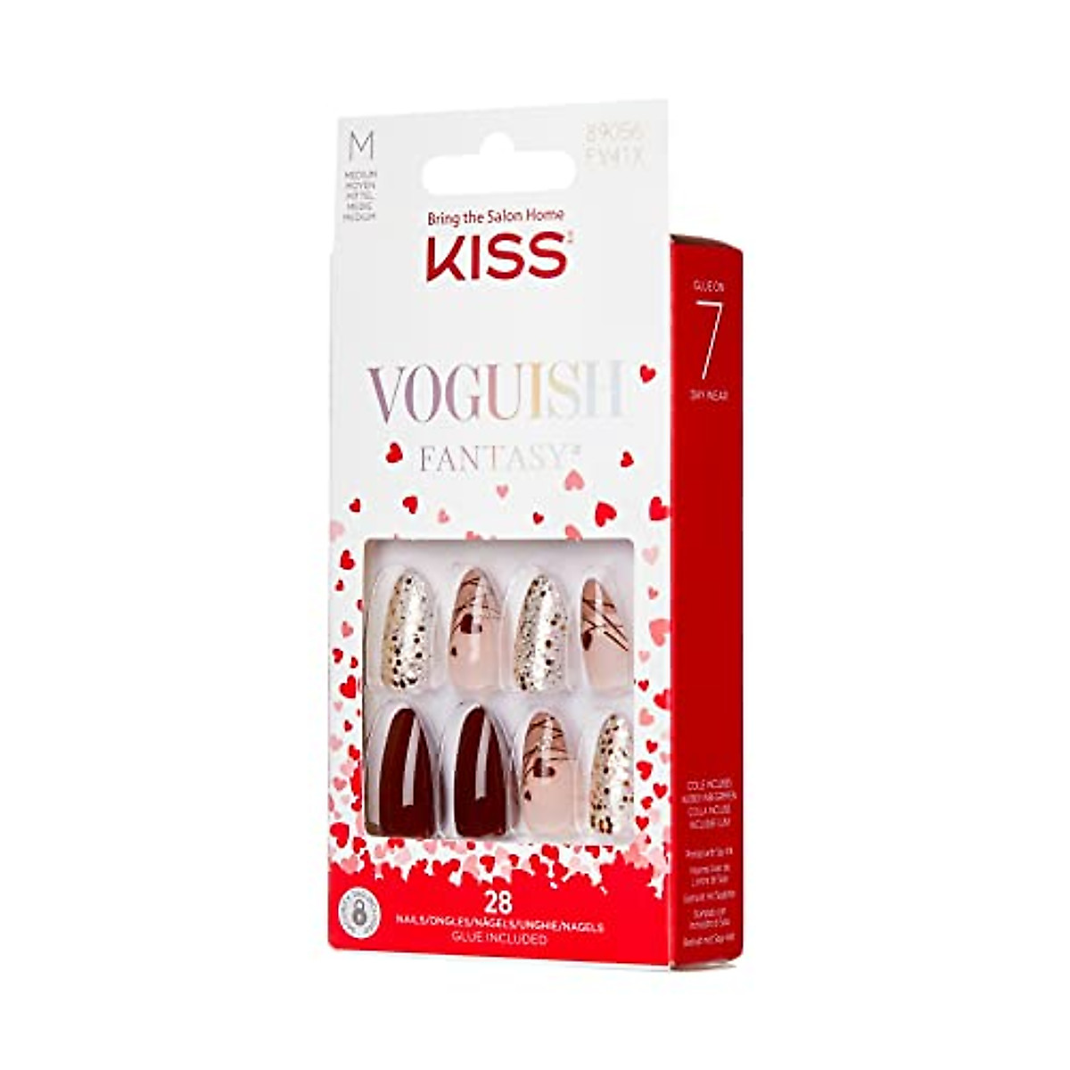 KISS Voguish Fantasy Valentine’s Day Nails - Sweet and Sour