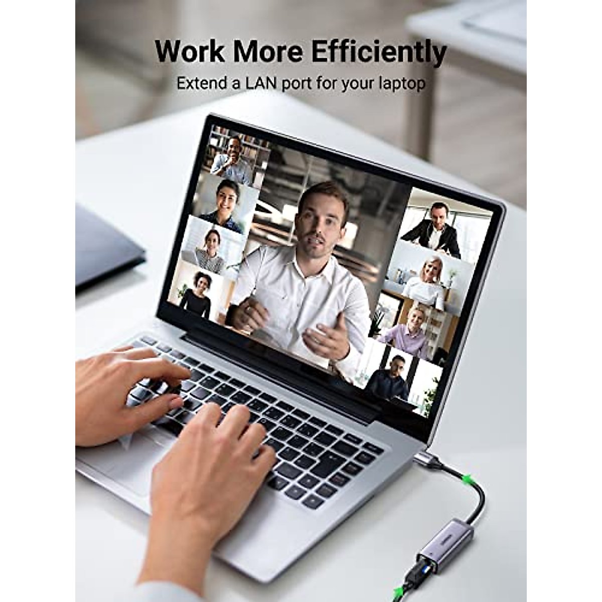 UGREEN USB to Ethernet Adapter USB 3.0 to 10 100 1000 Mbps Gigabit LAN Network Adapter RJ45 Internet Adapter Compatible with Nintendo Switch Laptop PC MacBook Surface XPS Raspberry Pi 4b, and More