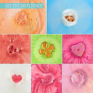 Bath Bombs Gift Set for Women- Mothers Day Gifts,Gifts for Women, Natural Organic Bath Bomb - 8 BathBombs Handmade Moisturize Fizzy Bubble Bath Balls for Birthday Gifts