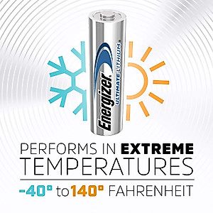 Energizer Ultimate Lithium AA Size Batteries - 20 Pack (5-4packs)