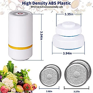 Mason Jar Vacuum Sealer Kit: Electric Jar Vacuum Pump With Wide Regular Mouth Mason Jars Compatible with Food Saver Vacuum Sealer Machine Canning Sealer with Jar Attachment 2 Hose for Food Storage