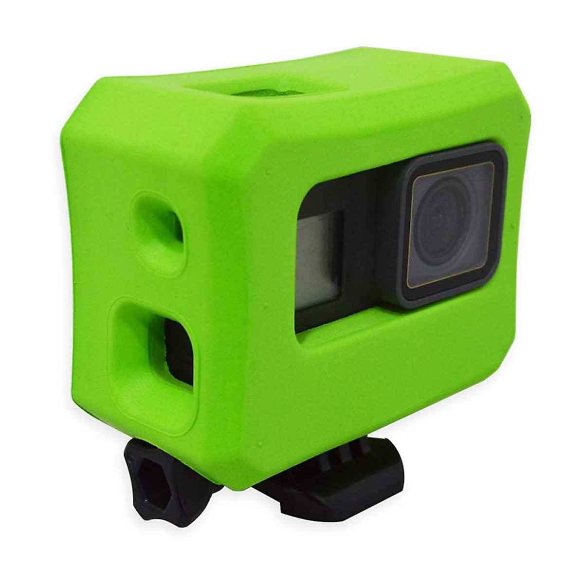 Floaty Case for GoPro - Green Float Housing Fit for GoPro Hero 7/6/5, Anti-Sink Camera Floater Cover Accessory for Water Sports Surfing Swimming Diving