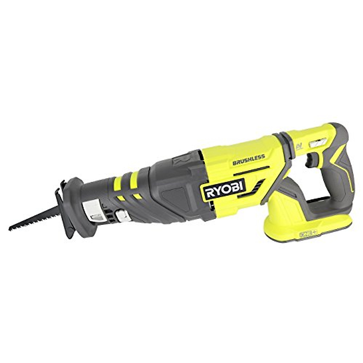 Ryobi P517 18V Lithium Ion Cordless Brushless 2,900 SPM Reciprocating Saw w/ Anti-Vibration Handle and Tool-Less Blade Changing (Battery Not Included, Power Tool Only)