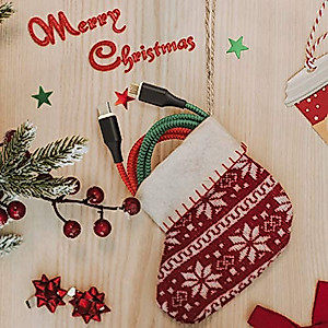 Digital Ant Gen-X 3 in 1 Nylon Braided Magnetic Charging Cable, Support 3.0A Fast Charging & Data Transfer, Compatible with Micro USB, USB-C/Type-C Devices (3 Cables+9 Tips, 5-Feet Red)