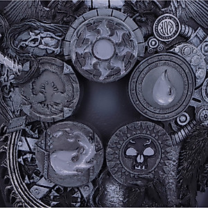 Nemesis Now Magic The Gathering Five Colour Wheel Tankard, Resin, Grey, 1 Count (Pack of 1)