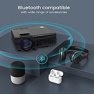 RCA Bluetooth 1080p Home Theatre Projector (Renewed)