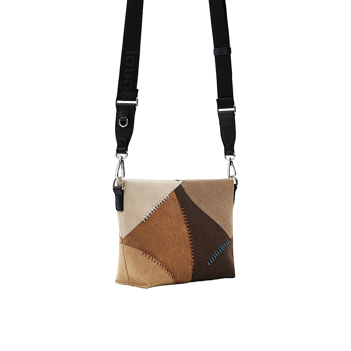 Desigual Accessories PU Across Body Bag, Brown