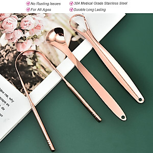 4Pack Tongue Scraper Tongue Cleaner Double-Side Silicone Tongue Brush for Adults Kids Oral Care Reduce Bad Breath