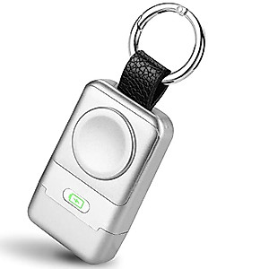 Portable Wireless Charger for Apple Watch,HUOTO【Upgraded Version】 iWatch Charger 1400mAh Smart Keychain Power Bank,Portable Magnetic iWatch Charger for Apple Watch Series 8/UItra/7/6/SE/5/4/3/2/1